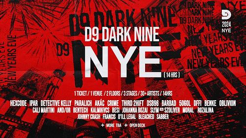 D9 DARK NINE NYE / SZILVESZTER - Oneticket