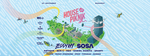 House Piknik - Summer Closing: EDDY M, SOSA - Szeptember 7. Buda Bay ...